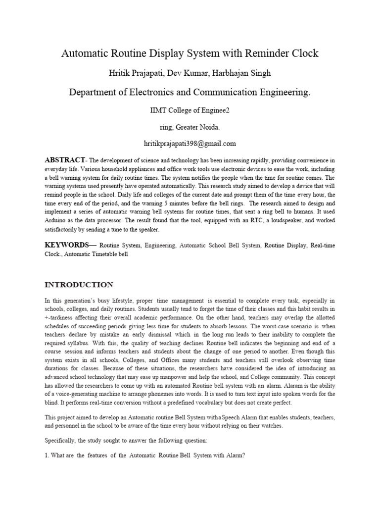 RESEARCH PAPER HRITIK_FINAL | PDF | Transformer | Liquid Crystal Display RESEARCH PAPER HRITIK_FINAL | PDF | Transformer | Liquid Crystal Display