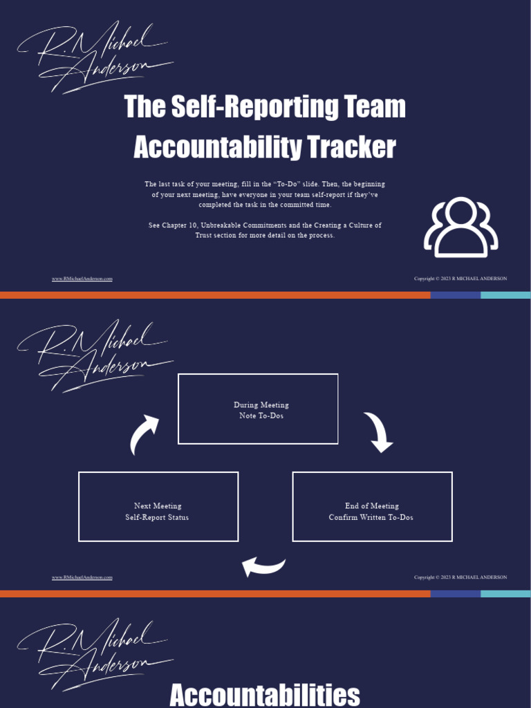 The Self-Reporting Team Accountability Tracker 2 | PDF | Business | Law