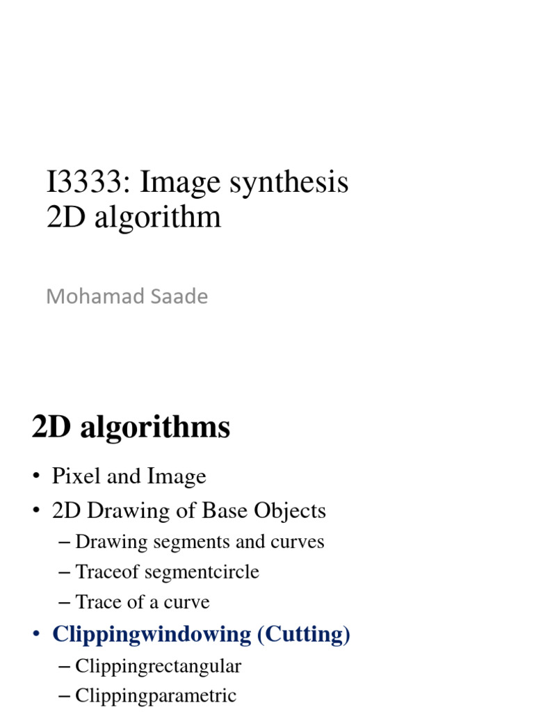 Chapitre 03 - Algo 2D Partie 5.fr - en | PDF | Area | Geometry