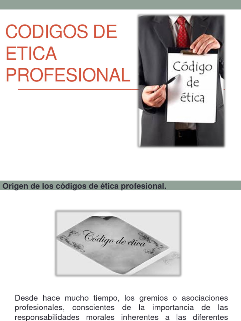 Códigos de Ética Profesional: Definición y Tipos | PDF | Ética profesional