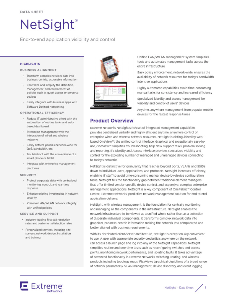 NetSight-DS | PDF | Computer Network | Computer Security