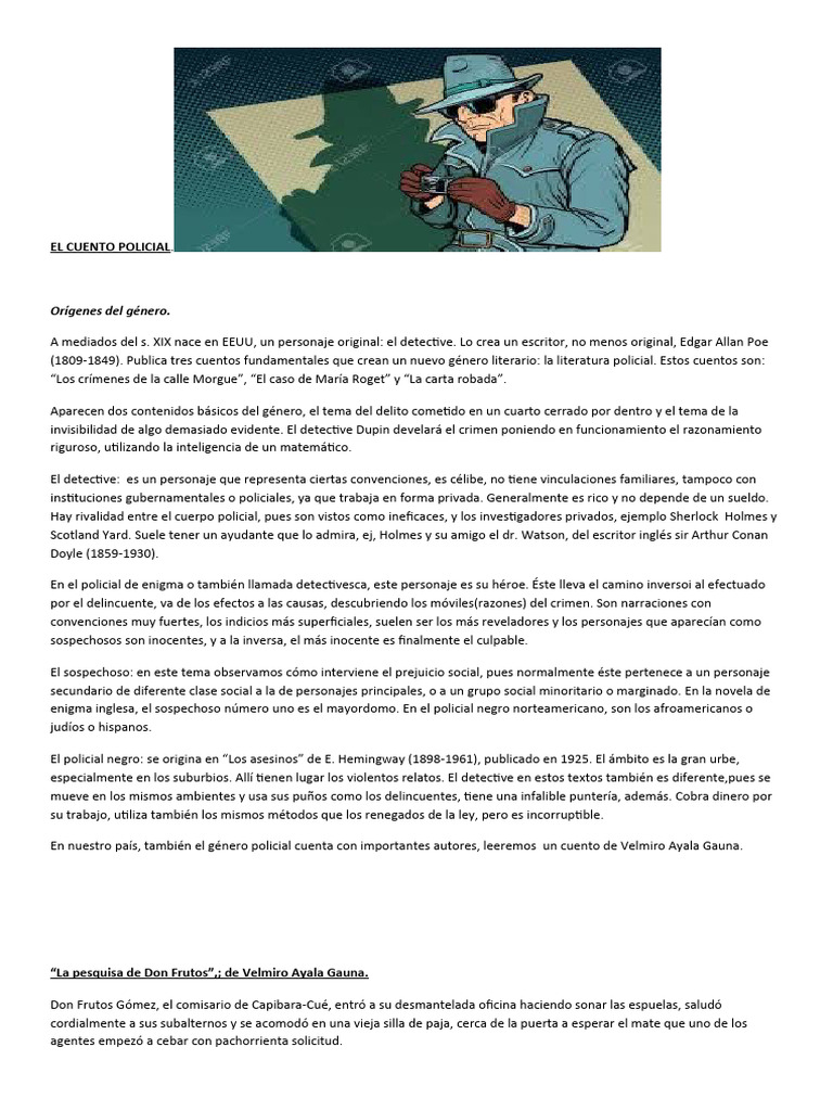 El Cuento Policial | PDF | Sherlock Holmes