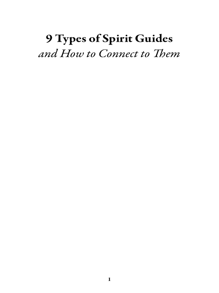 9 Types of Spirit Guides and How to Connect to Them - EH | Download ...