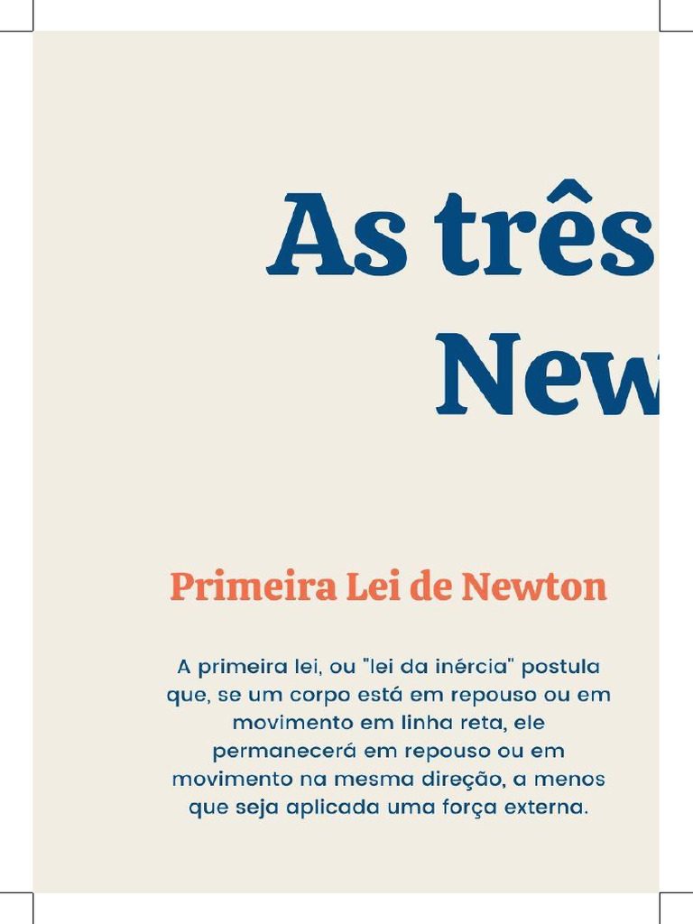 Leis de Newton | PDF