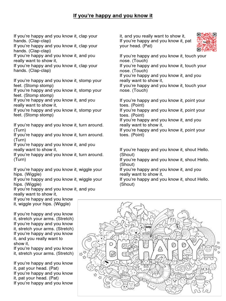 If Youre Happy and You Know It | PDF