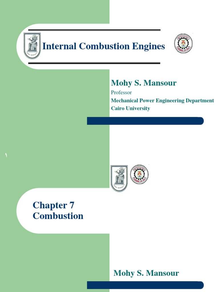 Chapter 8 (Combustion) | PDF | Combustion | Internal Combustion Engine