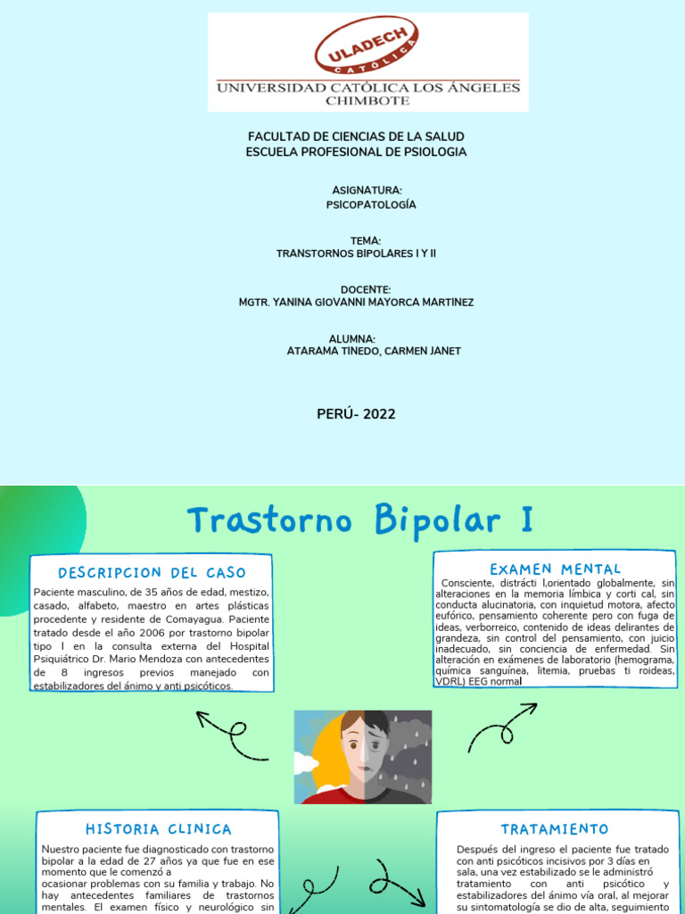 Trastornos Bipolares: Casos y Tratamientos | PDF | Desorden hiperactivo y deficit de atencion ...