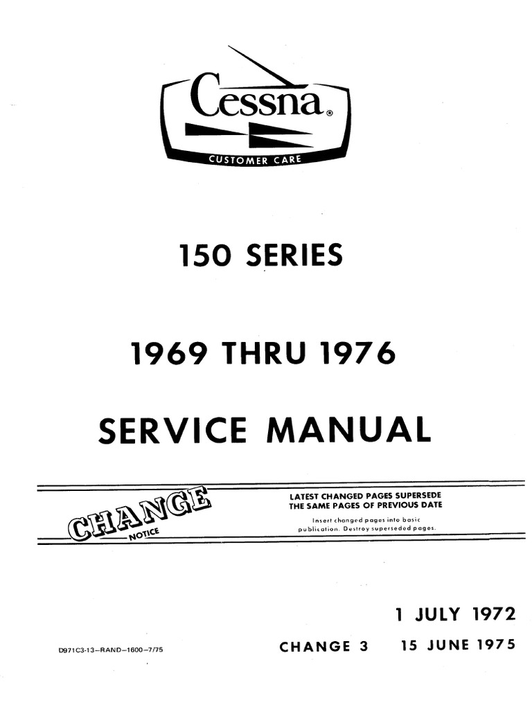 C150 - Service Manual | PDF