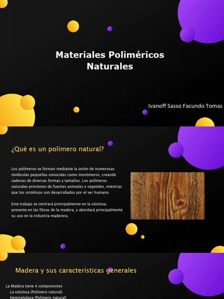 Celulosa y Usos en la Industria Maderera | PDF | Madera | Polímeros