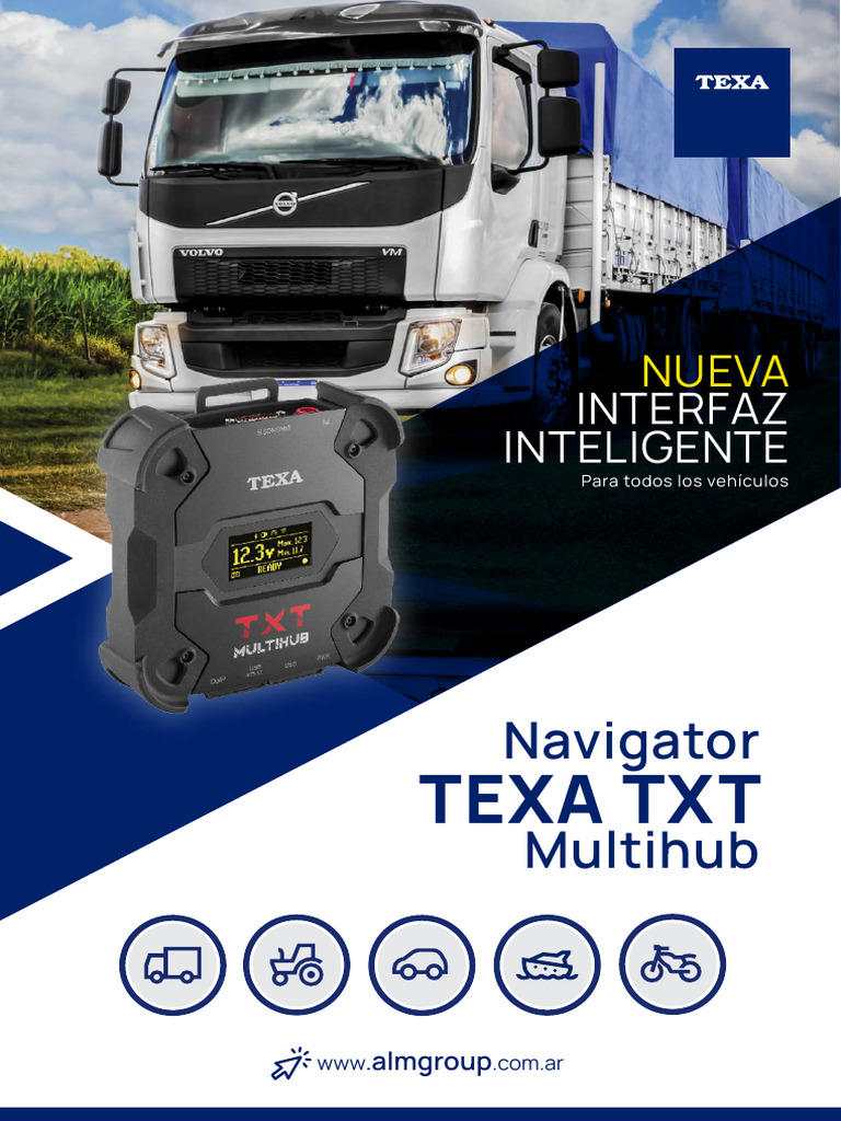 Manual TEXA TXT Multihub - Truck | PDF | Camión | Inyección de combustible