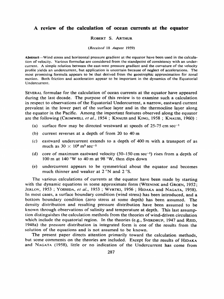 Review EUC Formula Arthur 1959 | PDF | Stress (Mechanics) | Pressure