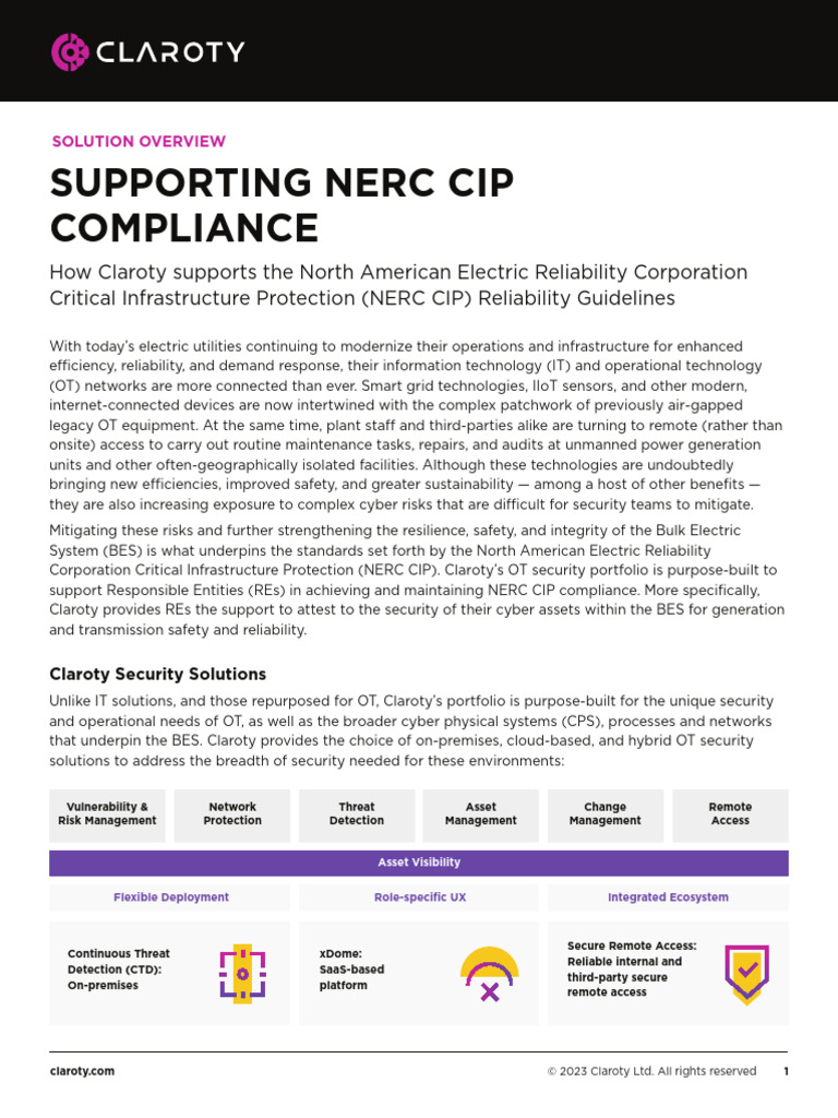 Nerc-Cip Final | PDF | Security | Computer Security