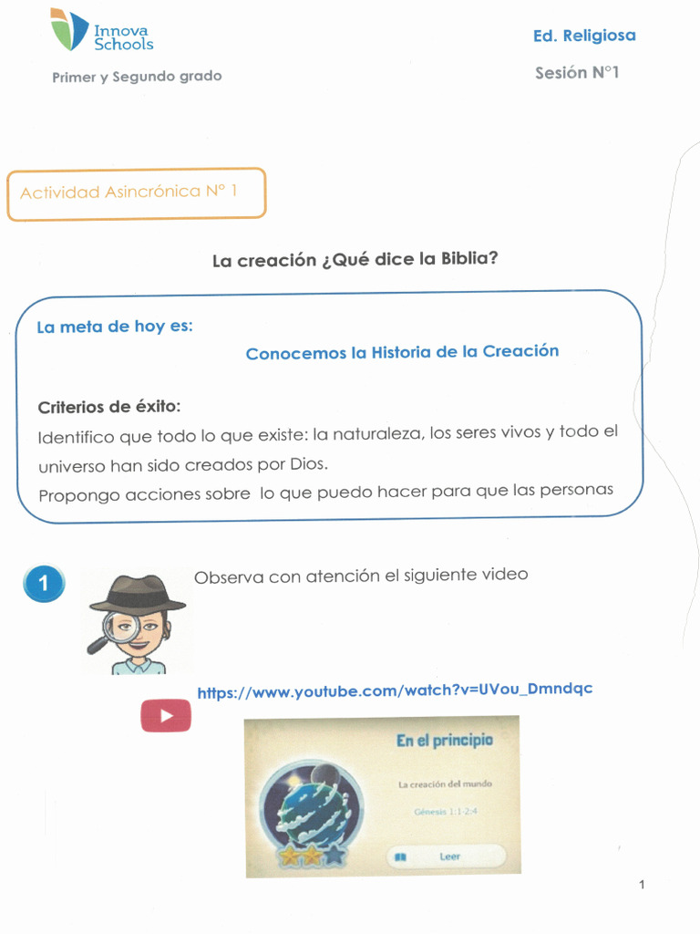 Ficha 01 Religion | PDF