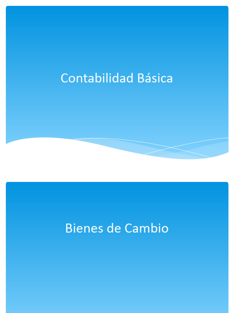 8 Clase - Bienes de Cambio | Descargar gratis PDF | Economias | Ciencias económicas