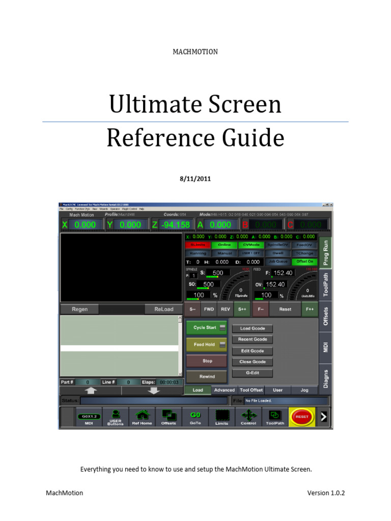 Ultimate Screen Reference Guide V1.0.3 | PDF | Computer Keyboard | Menu (Computing)