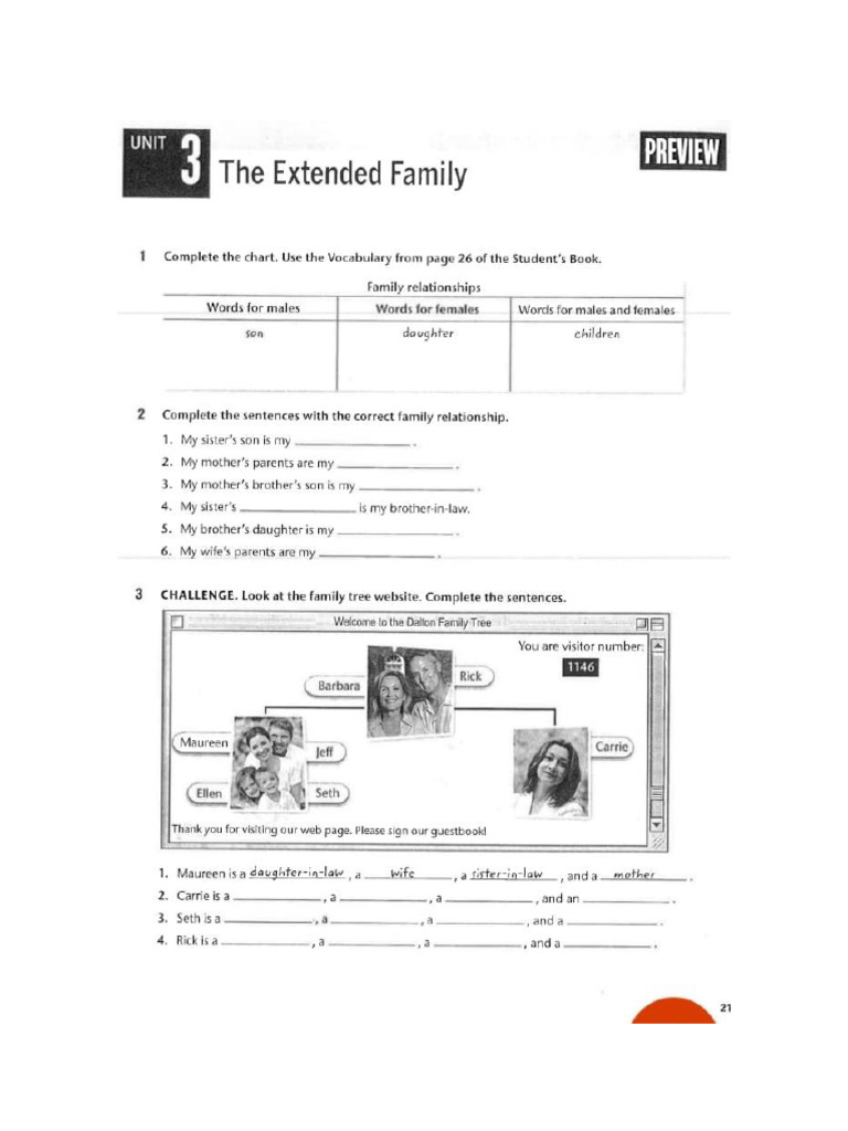 Workbook Unit 3 | PDF
