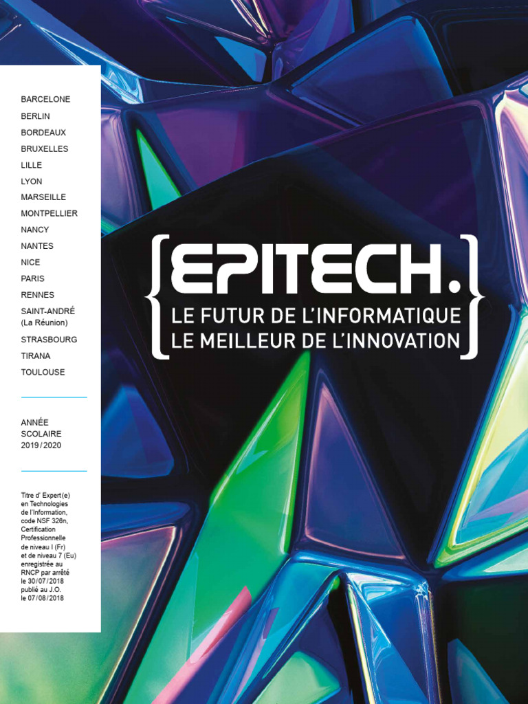 Epitech Brochure | PDF | Informatique | Innovation