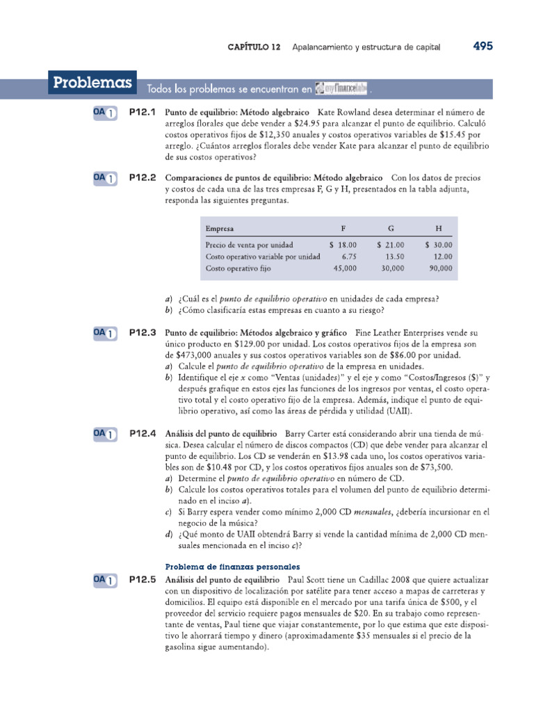 Práctica Apalancamiento | PDF