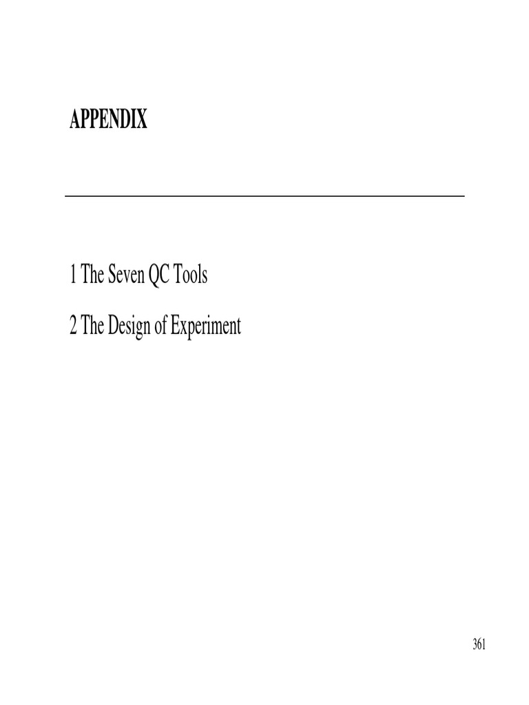 Quality Control Appendix | PDF | Histogram | Matrix (Mathematics)