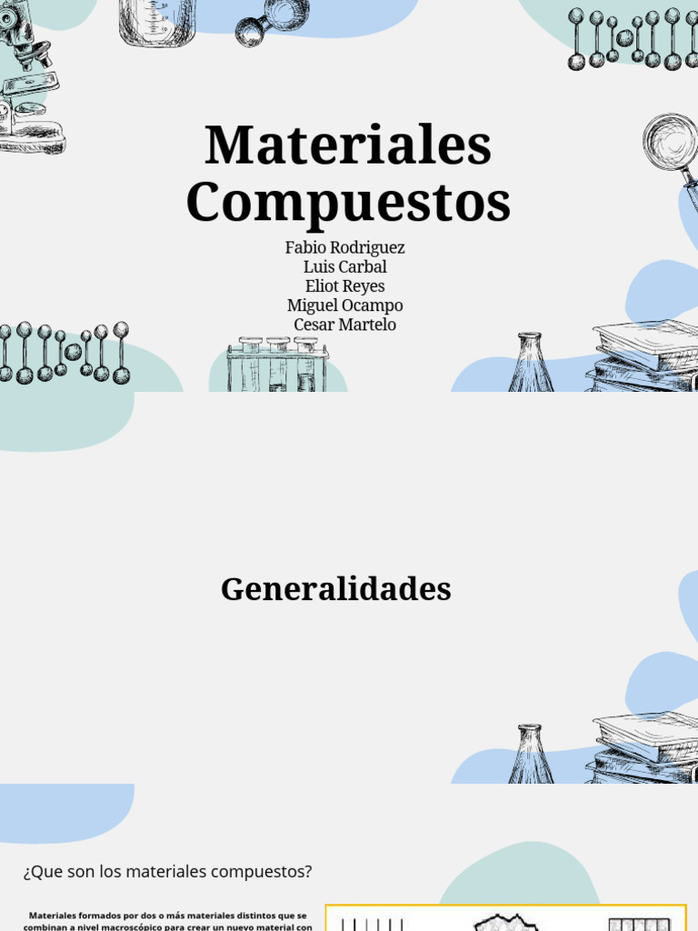 Materiales compuestos | Descargar gratis PDF | Material compuesto | Materiales