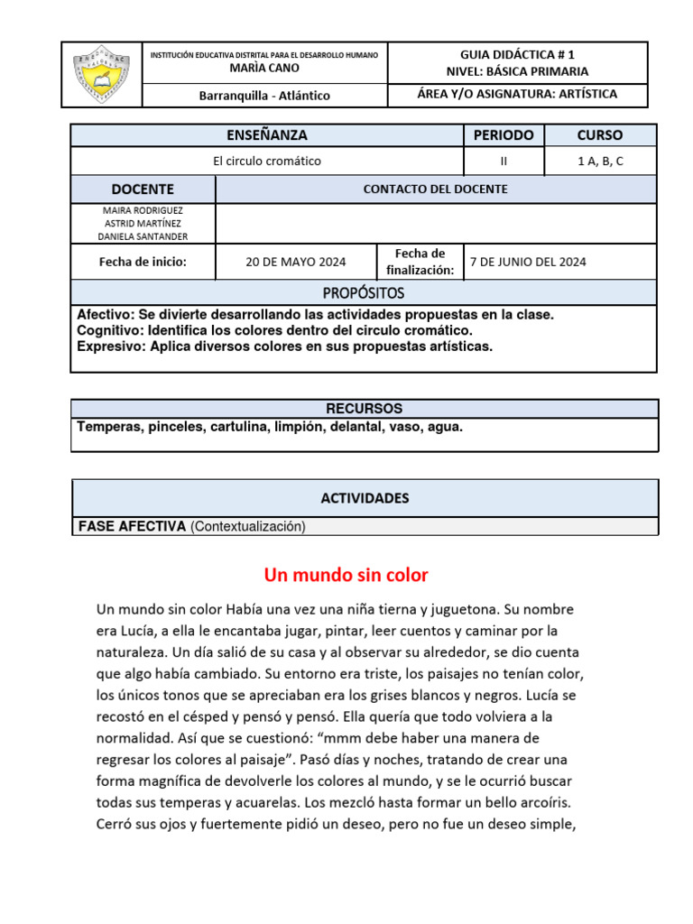 Artistica 1 Per 2 | PDF | Color