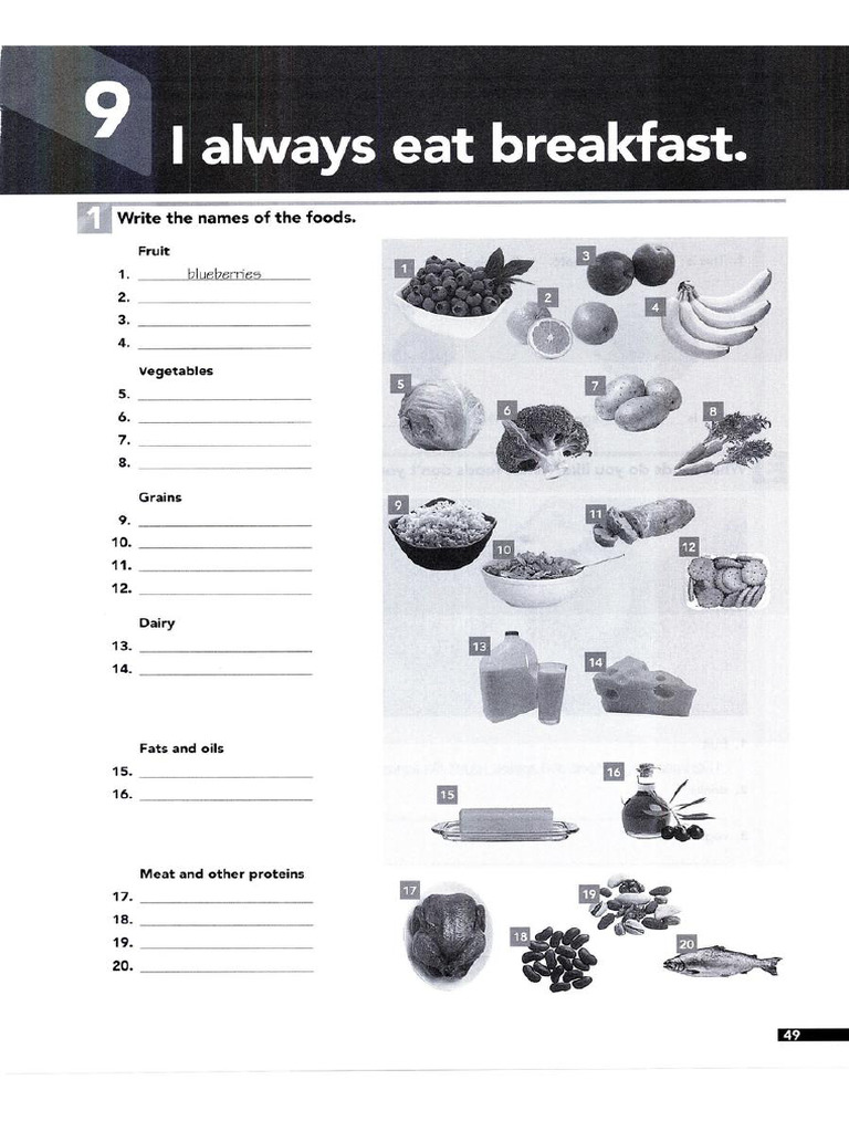 Interchange Intro 5th Edition Workbook Unit 9 | PDF