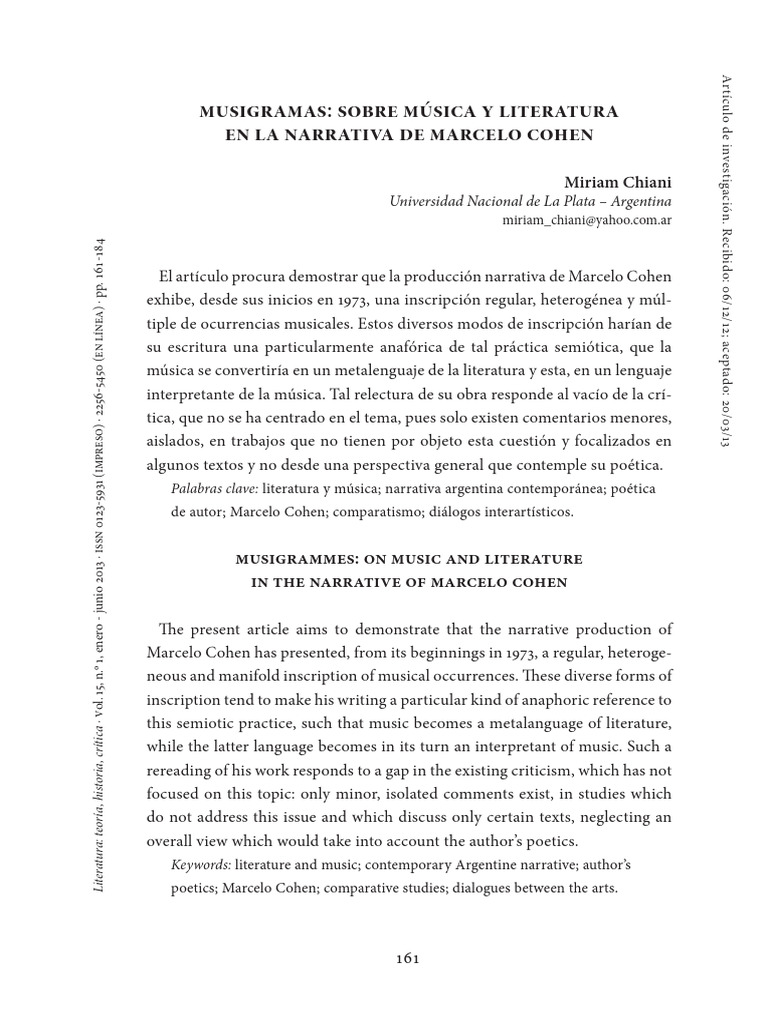Musigramas Sobre Musica y Lit | PDF | Traducciones | Percepción