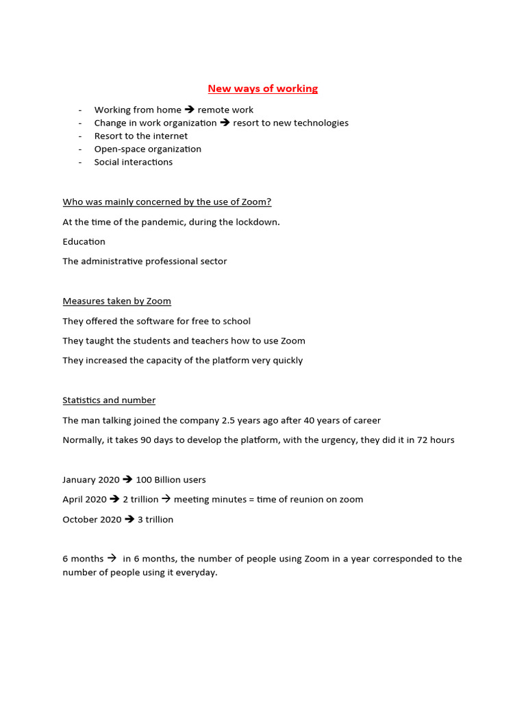 New Ways of Working | PDF | Automation