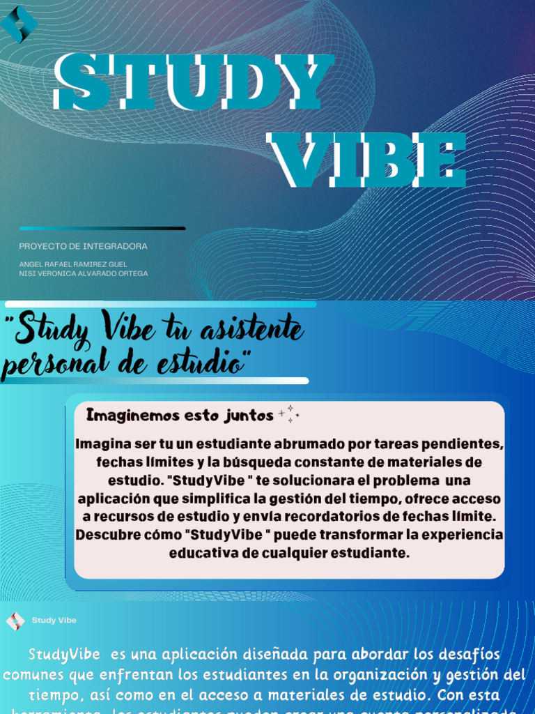 Study Vibe: Tu Asistente de Estudio | PDF | Informática | Software