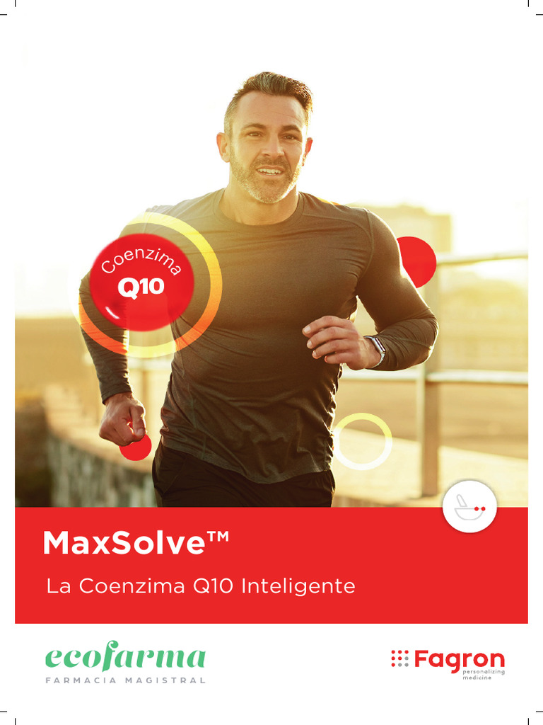 IMP Max Solve Ecofarma 2023- Coenzima Q10 | PDF | Liposoma | Membrana celular