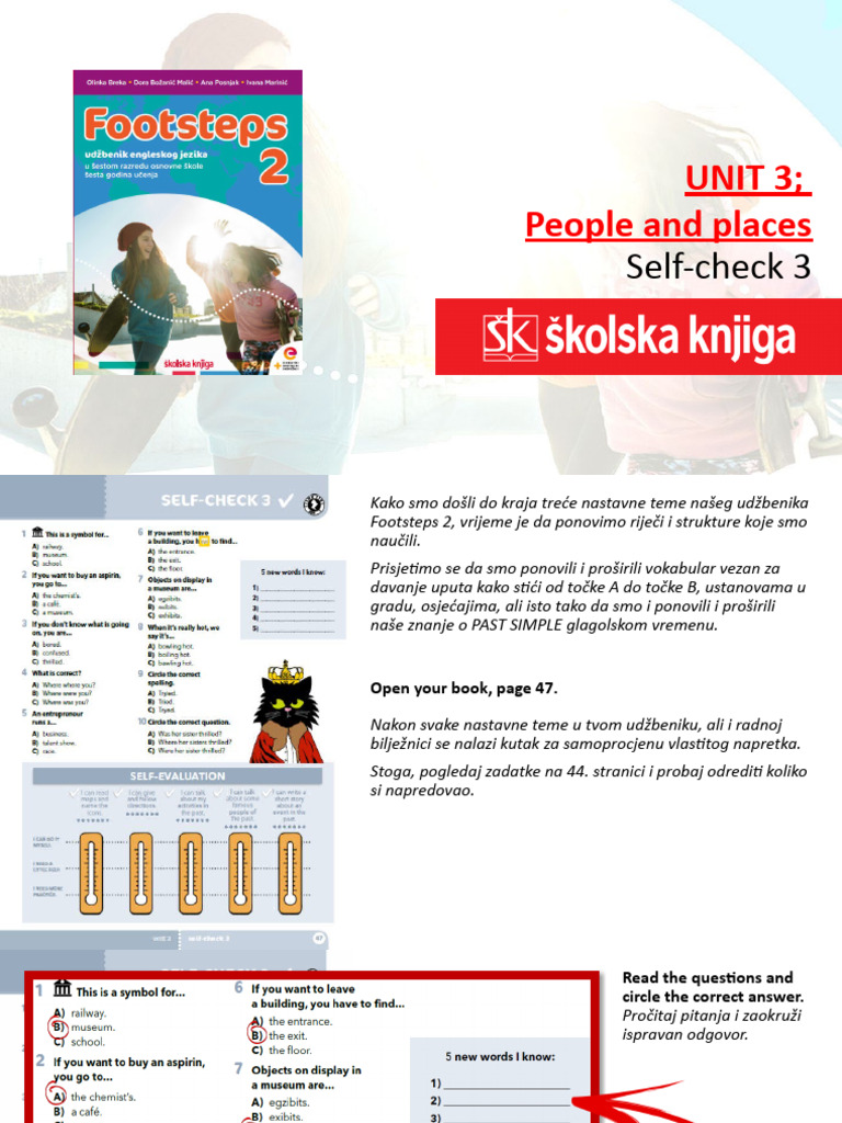 Footsteps 2 U3 Self-Check 03 | PDF