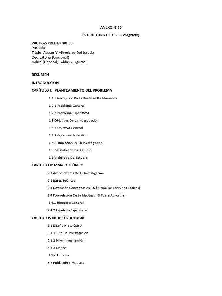 Estructura Tesis | PDF | Informática