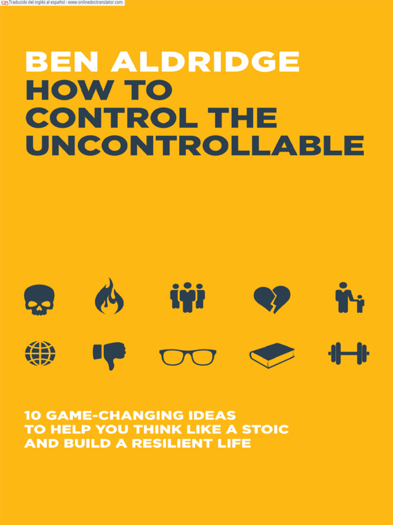 Como Controlar Lo Incontrolable Traducido Ben Aldridge Z Library | PDF ...
