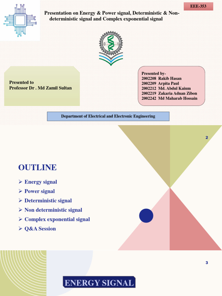 Energy vs Power Signals Explained | PDF | Telecommunications ...