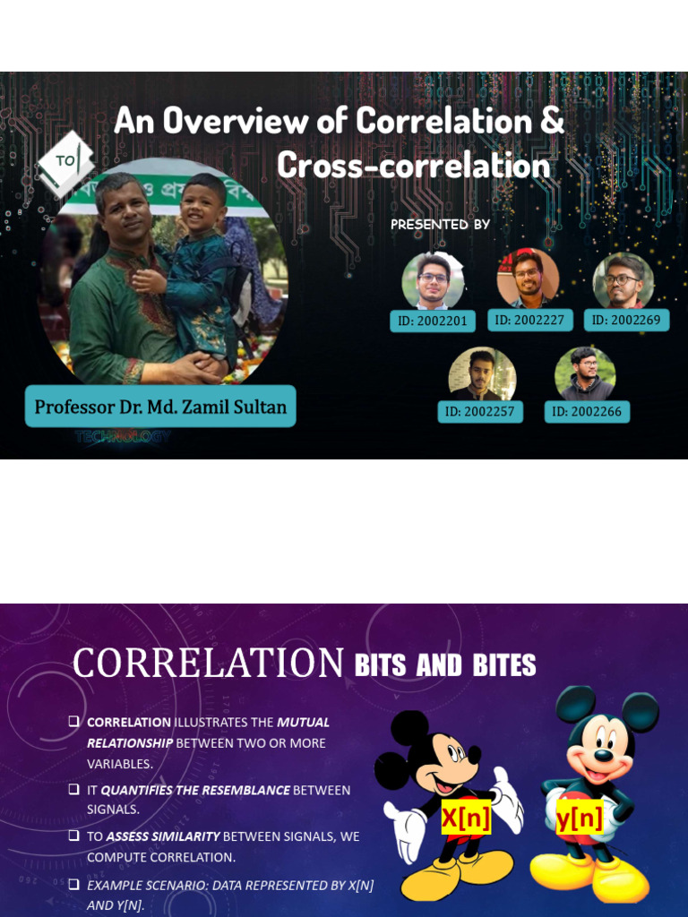 Correlation Cross Corelation Pdf Telecommunications Engineering 0242