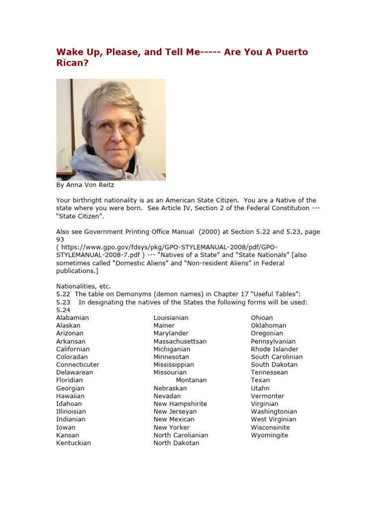 Understanding Your American Citizenship | PDF | Citizenship Of The ...