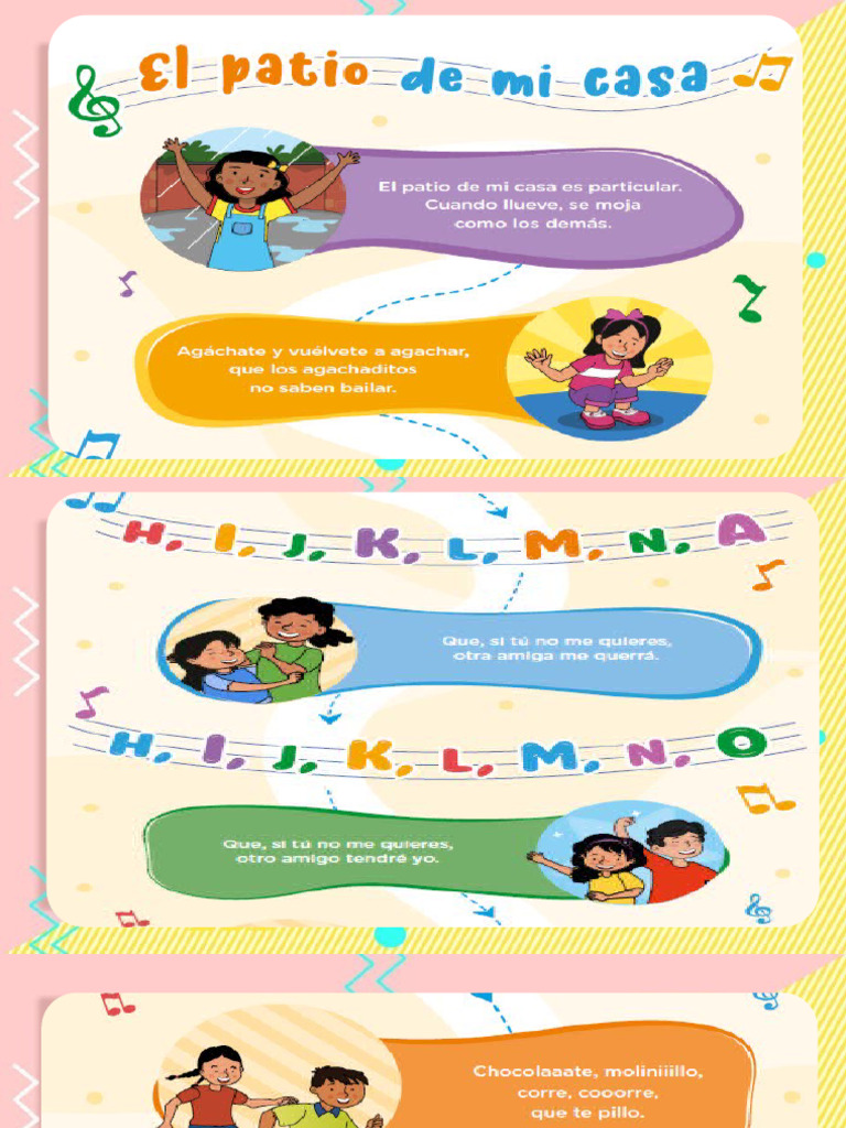 Cancion El Patio de Mi Casa | PDF