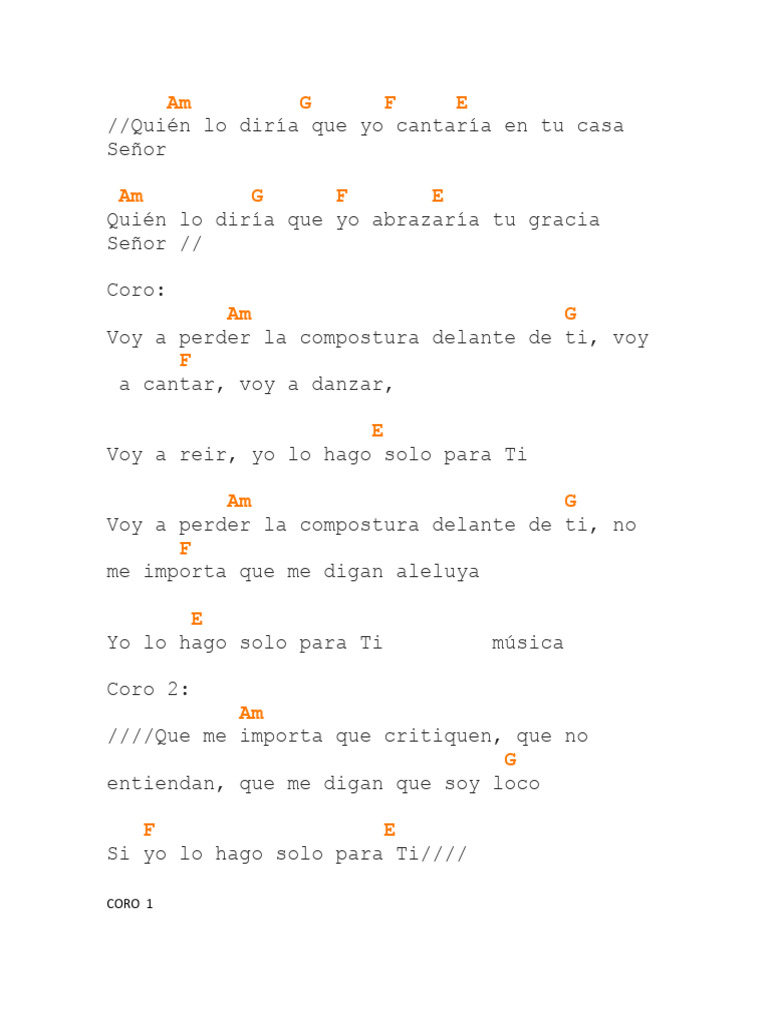 Voy A Perder La Compostura | PDF