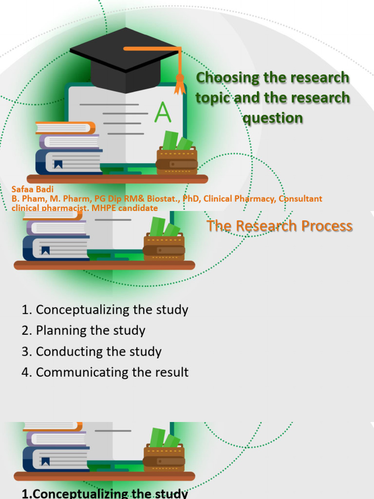 Lecture 2, Choosing A Research Topic, Analysing Research Problem | PDF ...