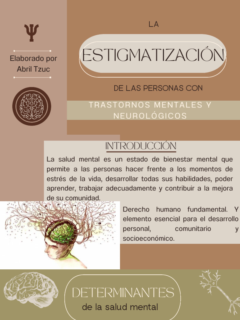 La estigmatización de las personas con enfermedades mentales | PDF ...