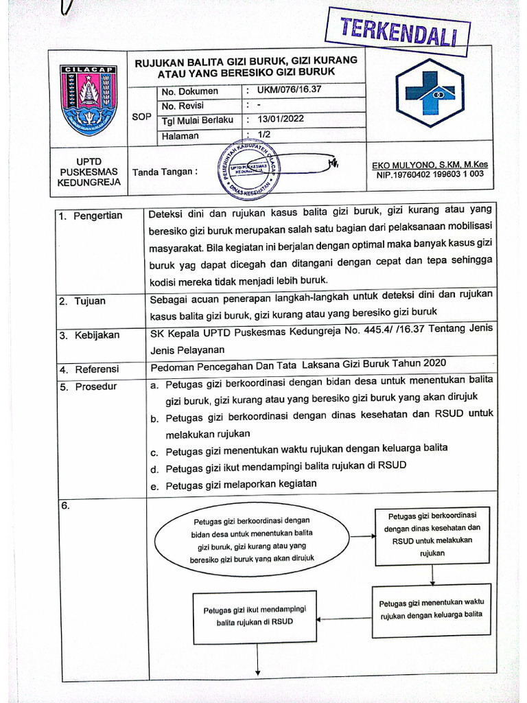 Sop Rujukan Balita | PDF