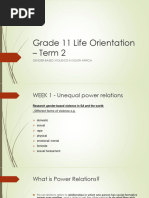 LO GRADE 11 GBV 2023 Term 2 Week 1 - 4 | PDF | Violence Against Women ...