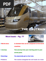 GAUTRAIN RULES POSTER - Final | PDF | Fare | Public Transport