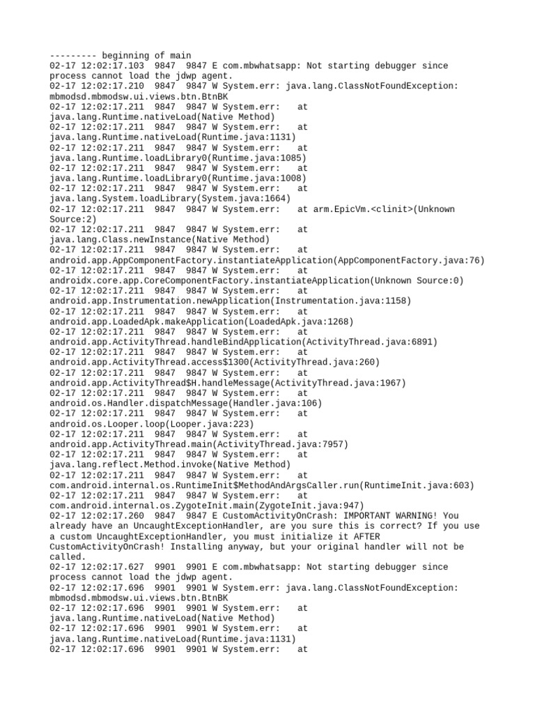 logcat | Download Free PDF | Java (Programming Language) | Android (Operating System)