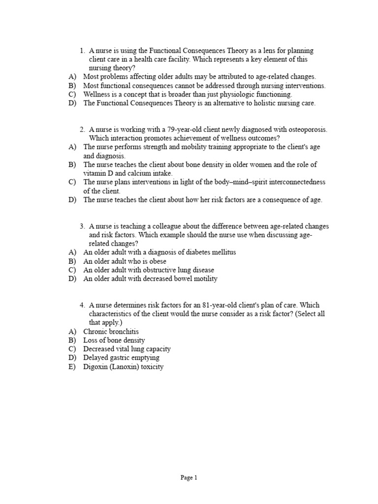 Chapter 3, Applying A Nursing Model For Promoting | PDF | Nursing ...