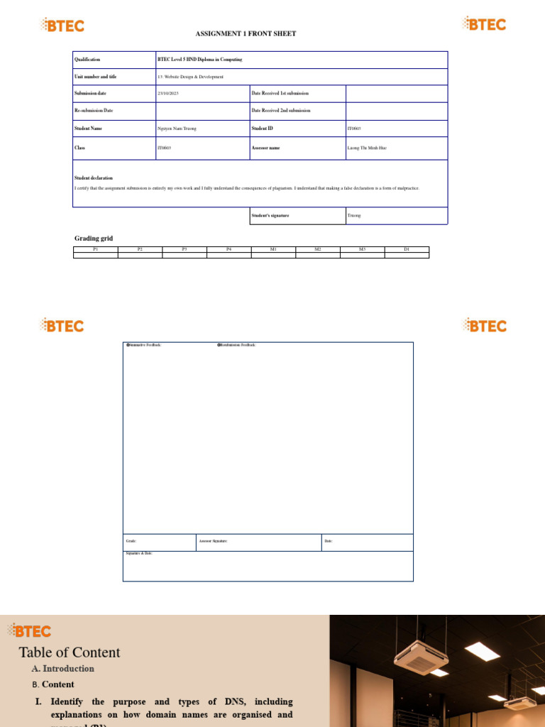 ASM1 1st WebsiteDesignDevelopment BH00704 | PDF | Domain Name System | Domain Name