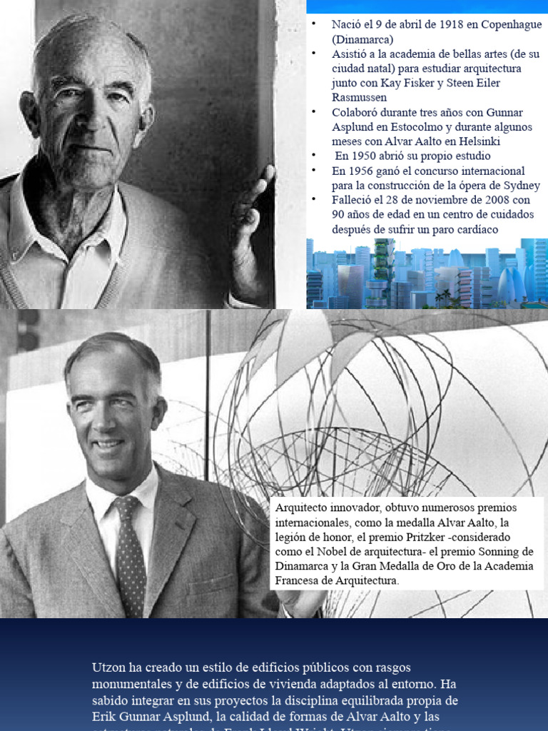 Jorn Utzon y Opera de Sydney | PDF | Diseño arquitectonico | Arquitectura