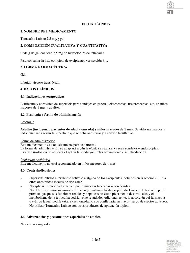 FT 80830.html | PDF | Medicamentos con receta | Anestesia