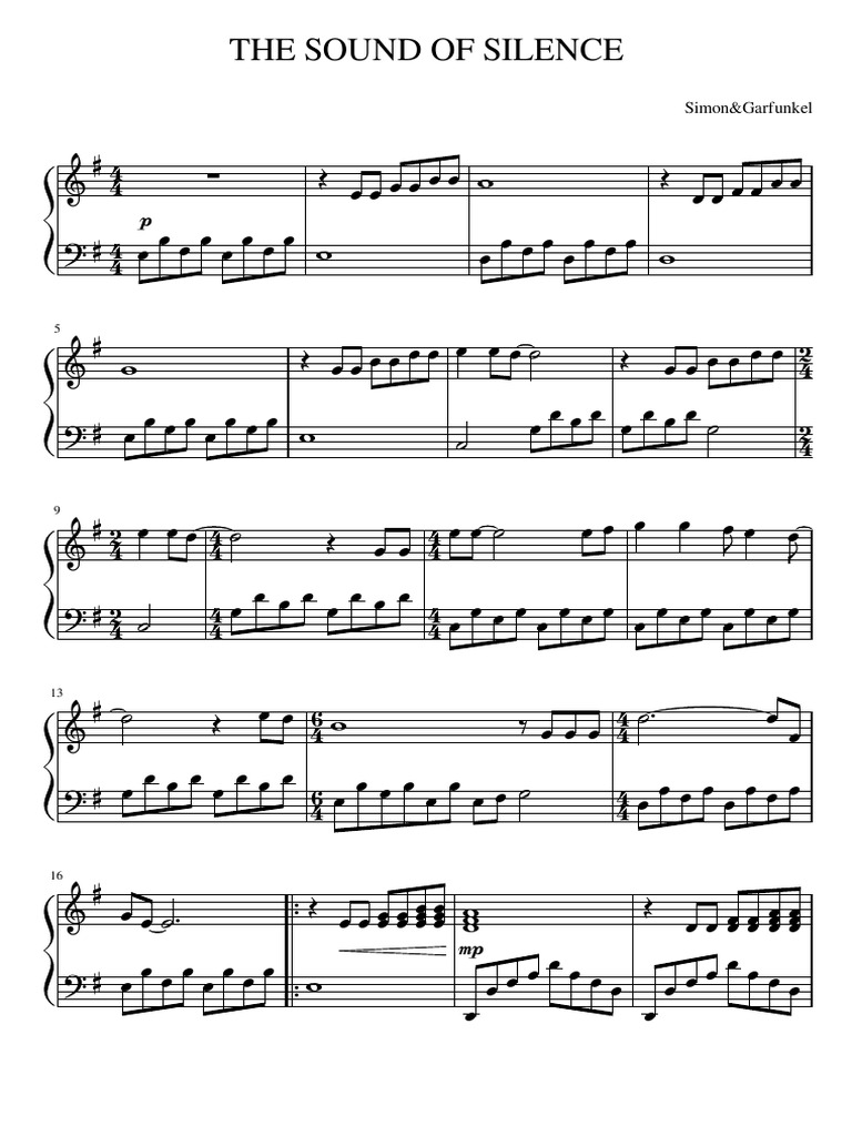 The Sound of Silence | PDF