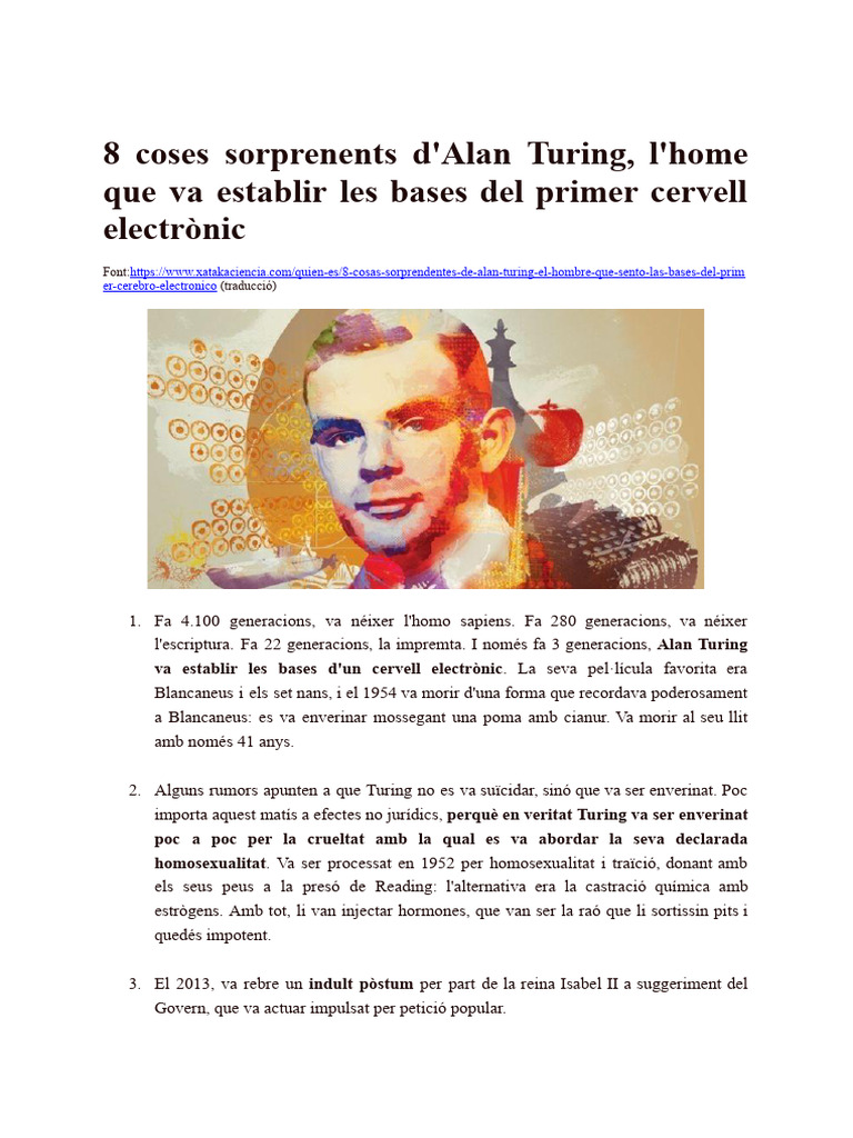Alan Turing | PDF